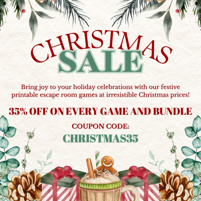 Halloween Escape Room Bundle: Your Ticket to an Unforgettable Party